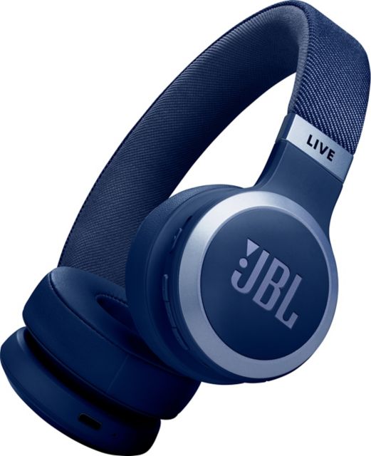 JBL Live 670NC Wireless Noise Cancelling On-Ear Headphones, Blue | JBL ...